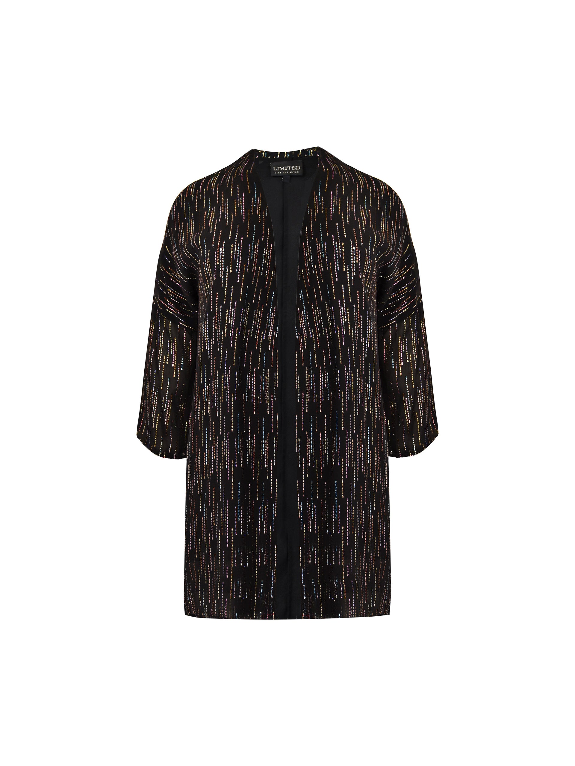 Black Rainbow Metallic Jacket